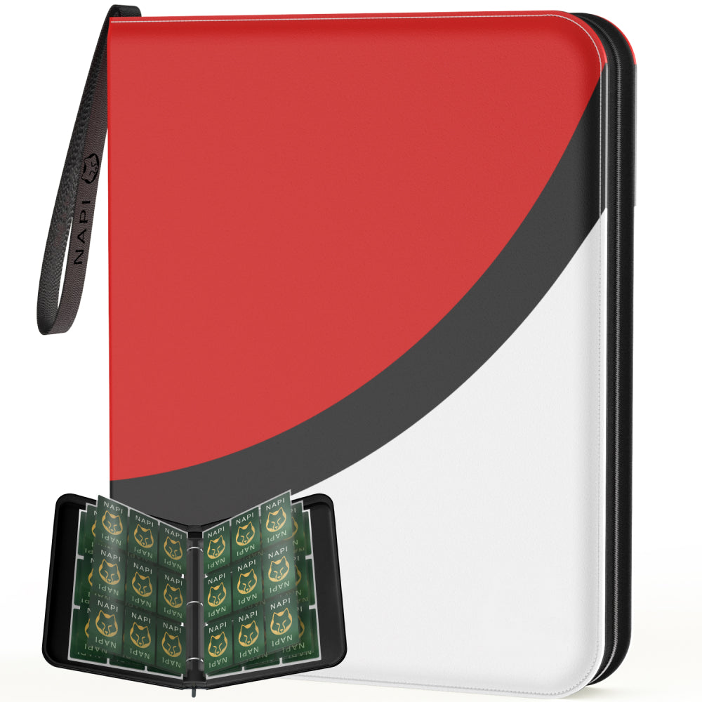 NAPI Verzamelmap 900 Kaarten - 9 Pocket - Rood/Wit - Premium – NAPI.NL